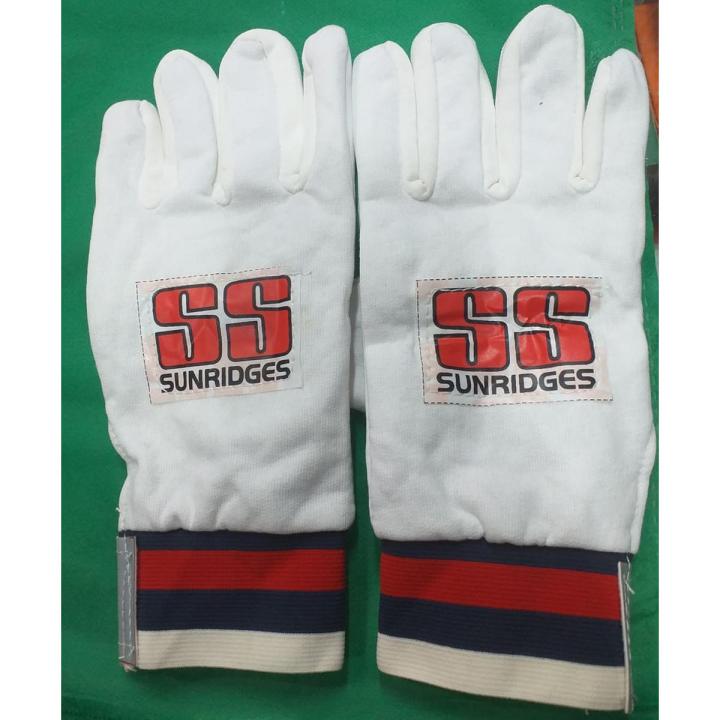 Ss Cricket Batting Inner Gloves - White - Enhance Your Grip And ...
