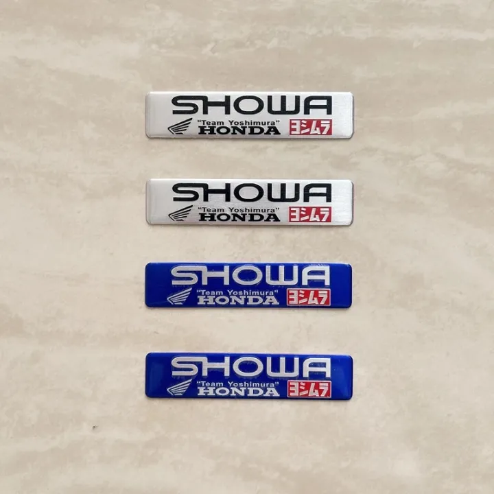 2pcs Motorcycle Stickers HONDA Aluminium Alloy Heat-resistant ...