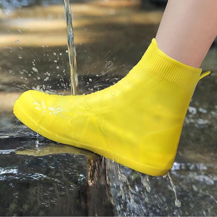 1Pair Waterproof Shoe Covers Rain Shoes Protector Reusable Non-Slip ...