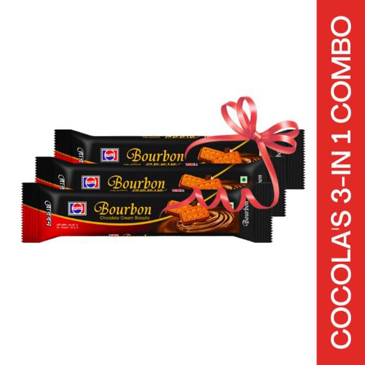 Bourbon Chocolate Cream Biscuits -55 gm | Daraz.com.bd