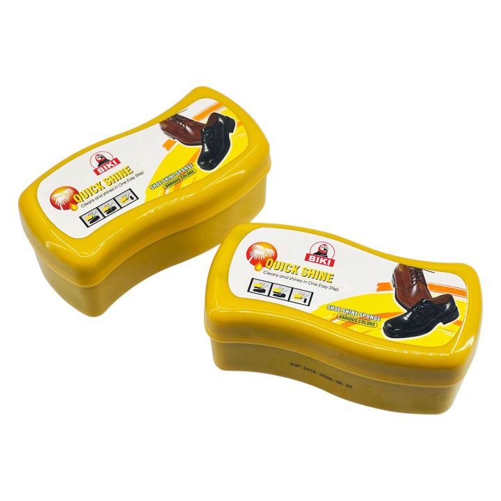 NKSS-01 BIKI shoe shine sponge Quick Shoe Shine Sponge Leather Shiner ...