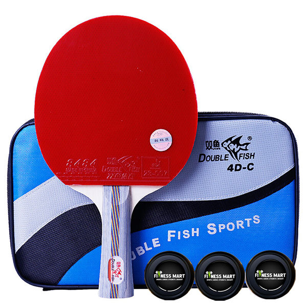 4D-C Double fish Table Tennis racket | Daraz.com.bd