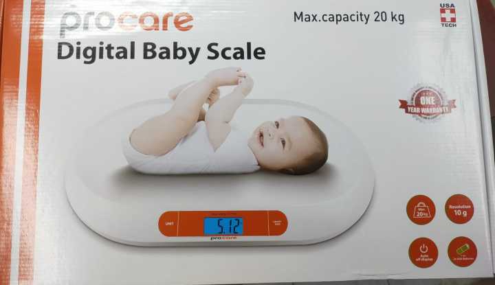 ProCare Digital Baby Weight Scale 20kg USA TECH approved. | Daraz.com.bd