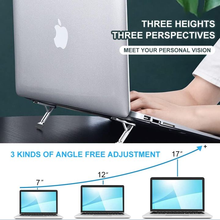 muchly Keyboard stand-2PCS,Portable Invisible Laptop Stand for with 3 ...