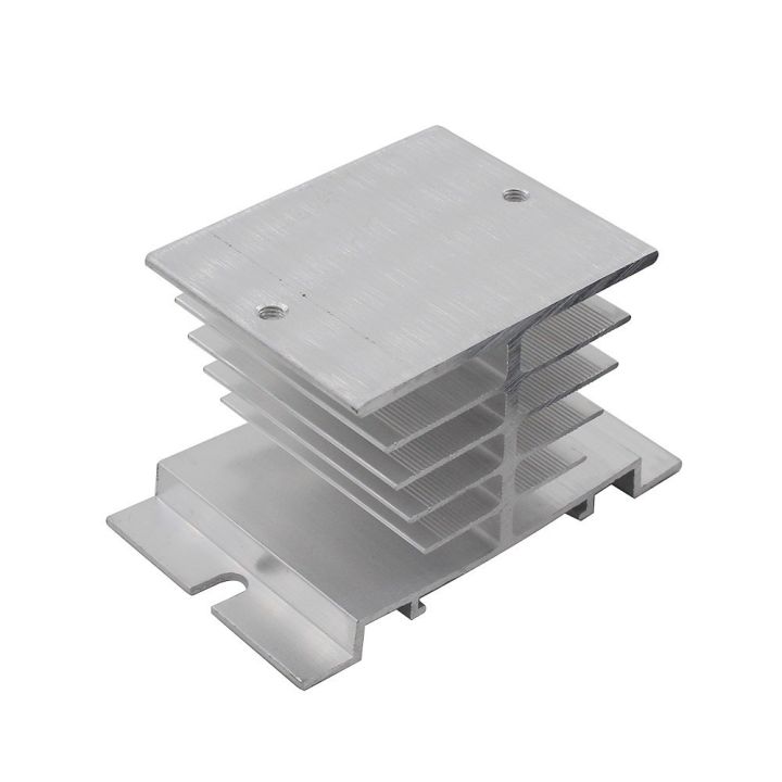 Single Phase Solid State Relay SSR Aluminum Heat Sink Dissipation Radiator Heatsinks Suitable ...