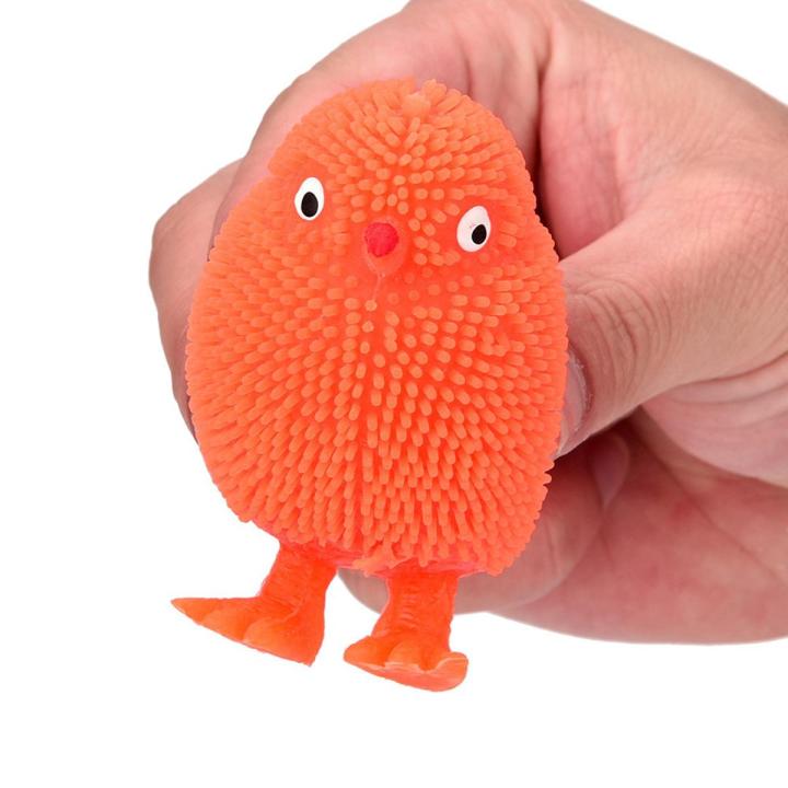 【VisioN Shop】6CM Novelty Puffer Cute Chickens Squidgy Sensory and Play ...