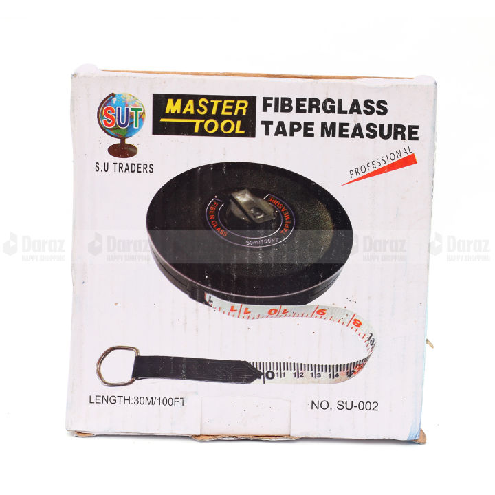 Professional Long Measuring Fiber Tape 30M/15M x 12.5mm | Daraz.com.bd