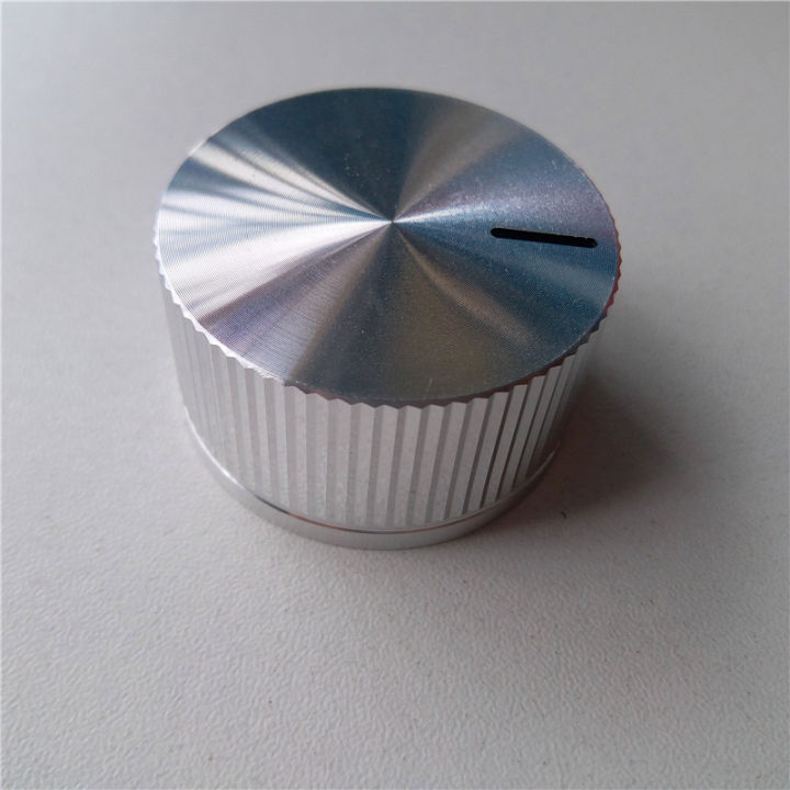 Aluminum Knob Cap Potentiometer Knobs Silver 40*22mm Instrument Fine ...