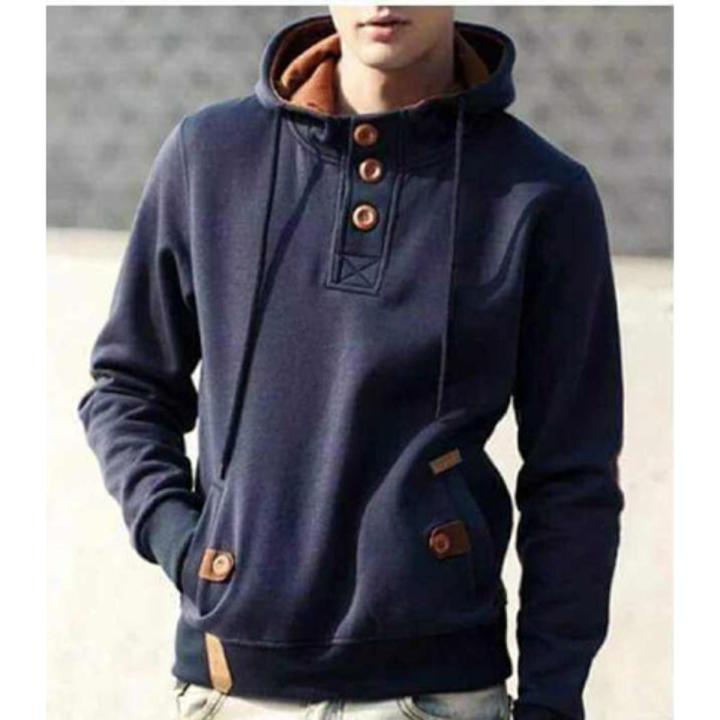 New Navy blue Hoodie Jacket for Men - Hudi For Men - Hoodie For Men ...