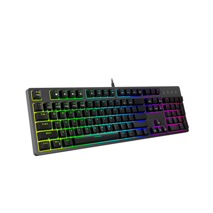 Havit KB492L RGB Backlit Multi Function Mechanical Keyboard | Daraz.com.bd