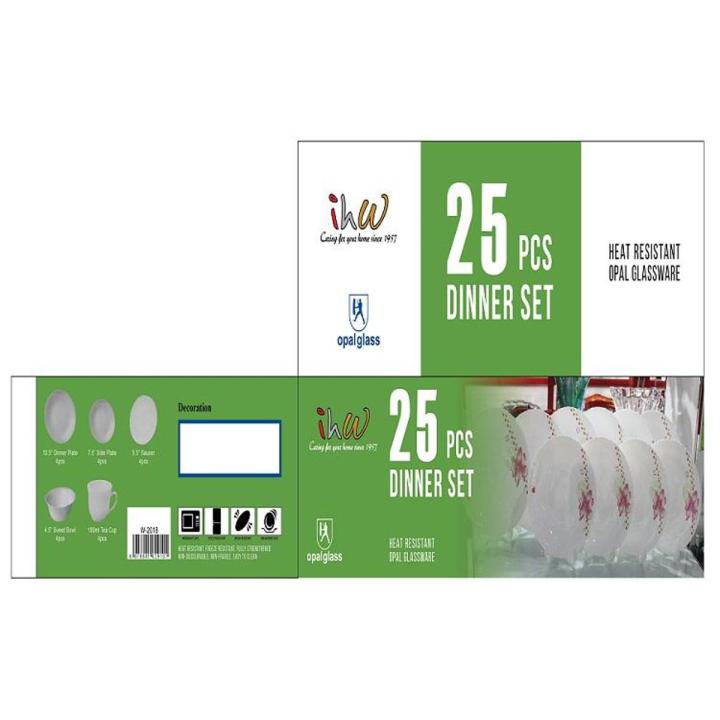 Dinner Set 25 Pcs | Daraz.com.bd