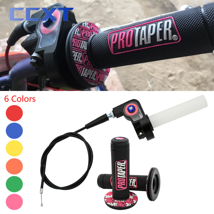 Motorcycle ATV Dirt Bike Quick Turn Throttle Grips 980mm Throttle Cable ...