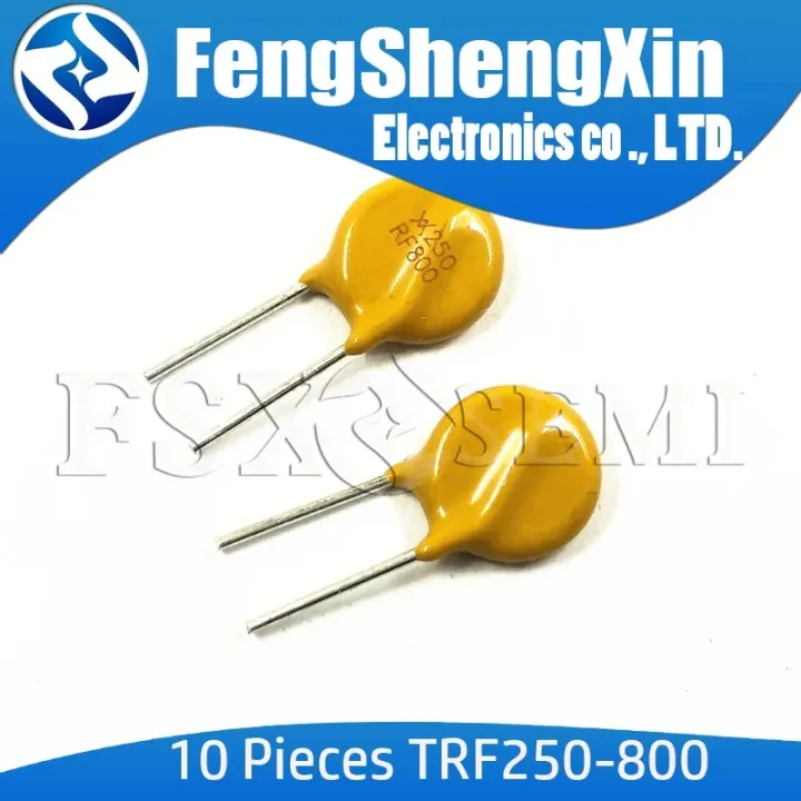 10PCS X250RF800 250V 0.8A 800mA PPTC Resettable Fuse TRF250-800 Pitch 5mm | Daraz.com.bd