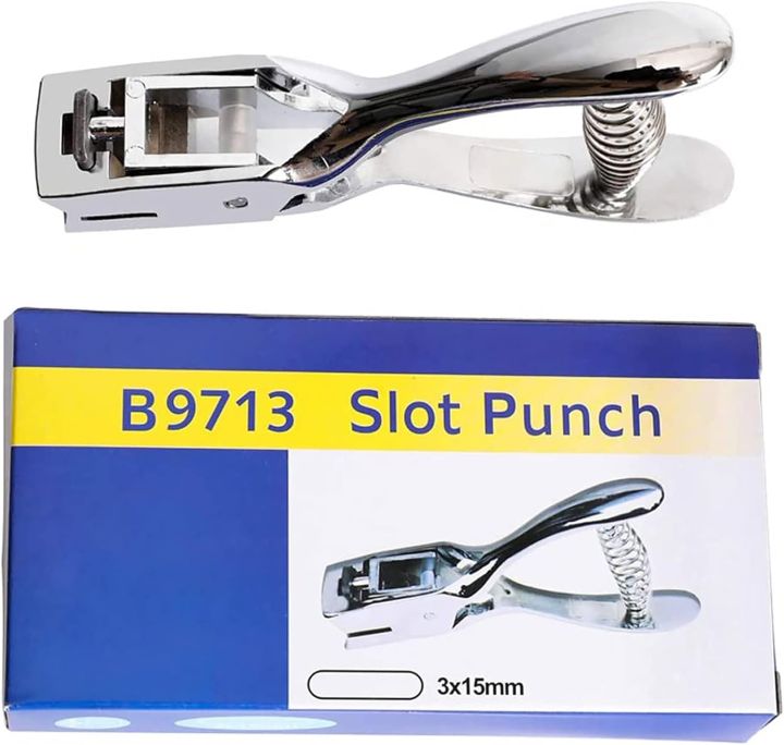 ID Card 1 hole punch DL-101 / Slot Hole Puncher Badge Photo Punch Hand ...