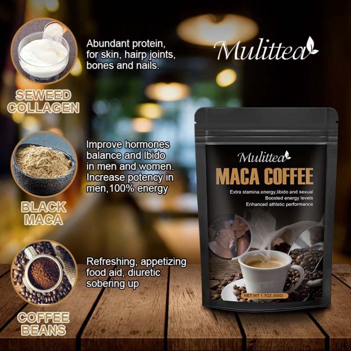 Maca Coffee Powder 200 gram for Energy ＆ Stamina Relieve Stress Improve Enhance Boost | Daraz.com.bd