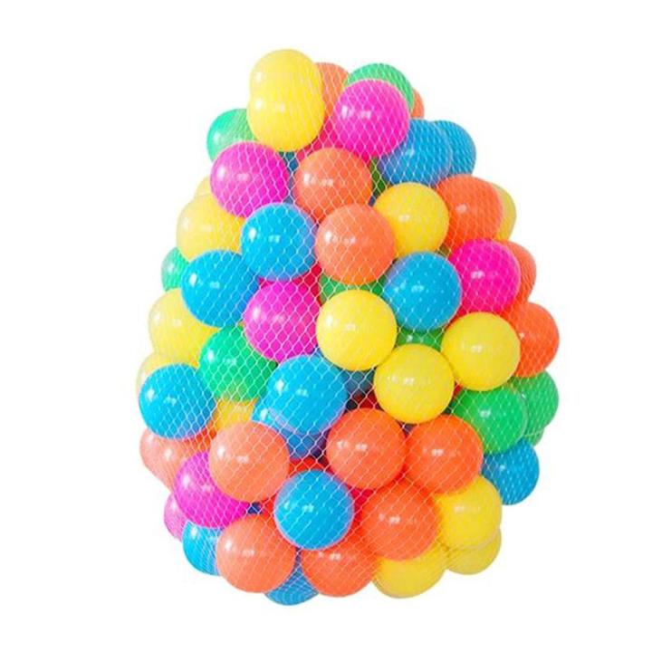 Plastic Water Pool Balls - 50pcs - Multi-color | Daraz.com.bd