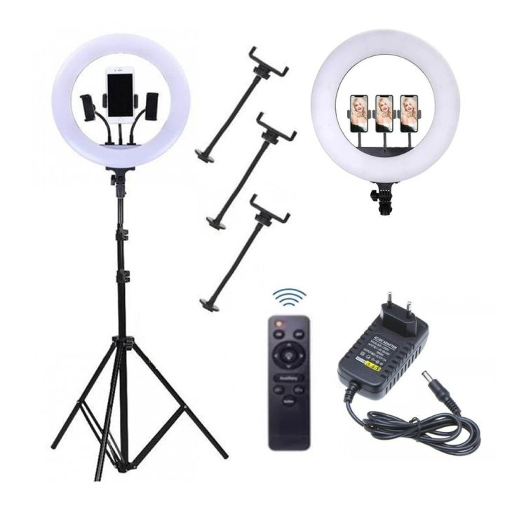 10 -inch LED Ring Phil Dimmable Ring light With 7 Feet Stand and ...