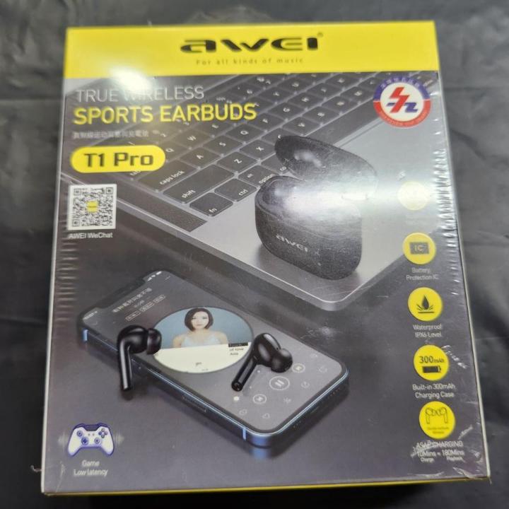AWEI T1 Pro Wirless TWS in Ear Earbuds Bluetooth | Daraz.com.bd