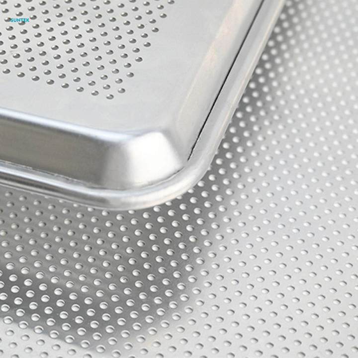 Perforated Sheet Easy Clean Pizza Oven Tray for Kitchen Home Baking ...