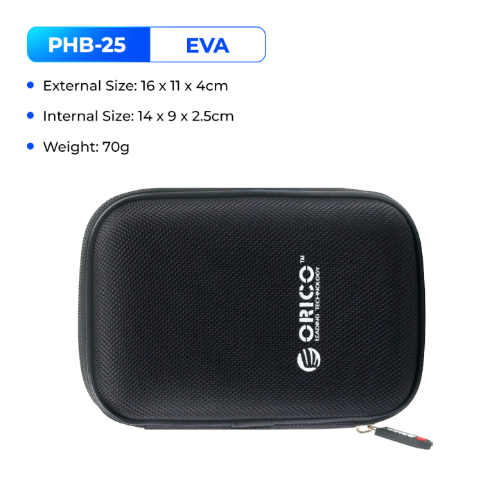 （NEW） 2.5 inch HDD/SSD Hard Drive Case HDD Protector Storage Bag ...