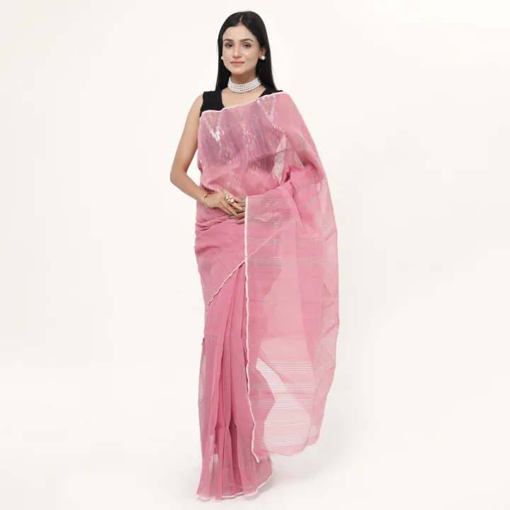 Jamdani Global Onion Halfsilk Traditional Handloom Dhakai Jamdani Saree ...