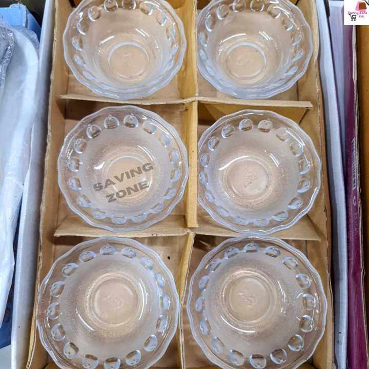 Crystal Glass Firni Set/Bati Set/Snack Bowl Set/Soup Set/Firni Bati Set ...