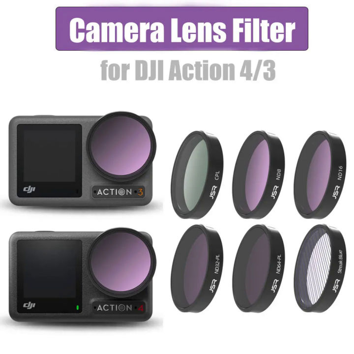 For DJI Action 4 Filters CPL/UV/ND Polarizing Lens Filter For DJI ...