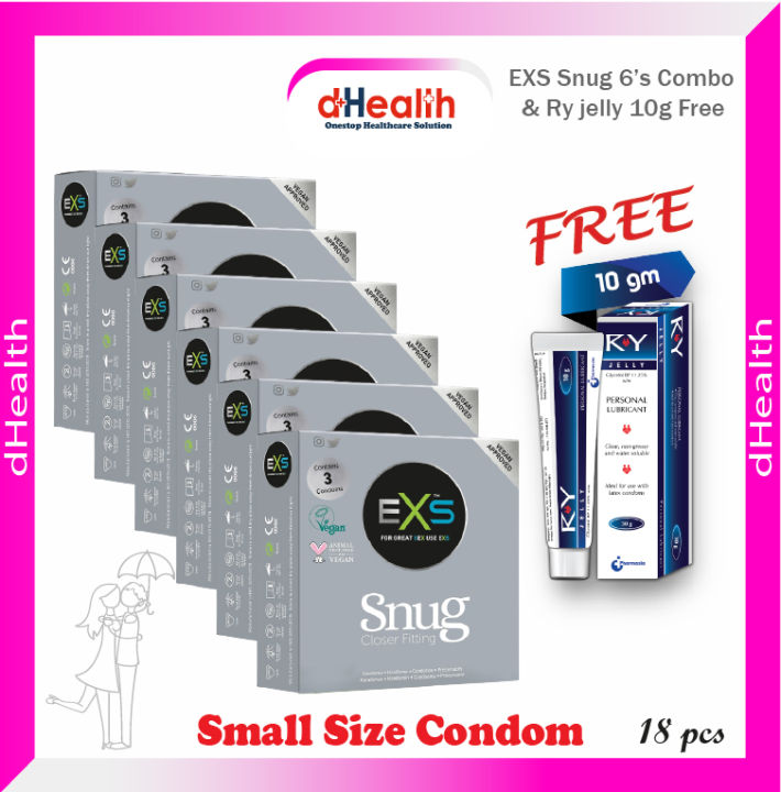 EXS Snug condom, small size condom, fit condom, closer fitting condom ...