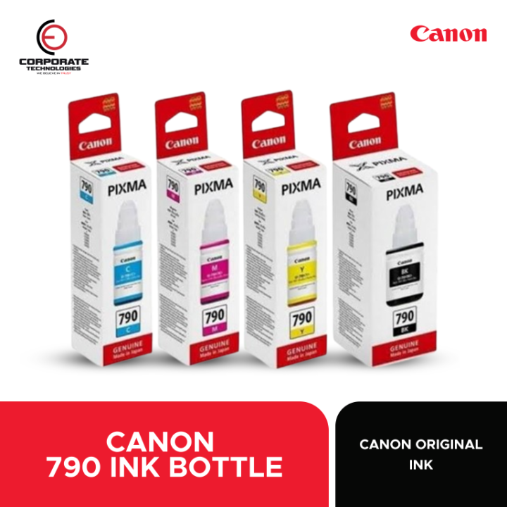Canon PIXMA GI 790 Original Ink Bottles Compatible with PIXMA G1000 ...