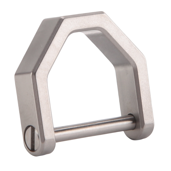 D-Type Multifunctional Mini Full Titanium Buckle Key Ring Buckle -L ...