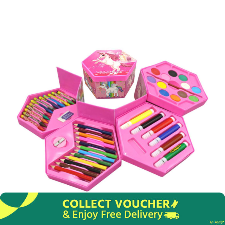 Kids Art Set ,Colors Box Color Pencil ,Crayons , Water Color, Sketch ...