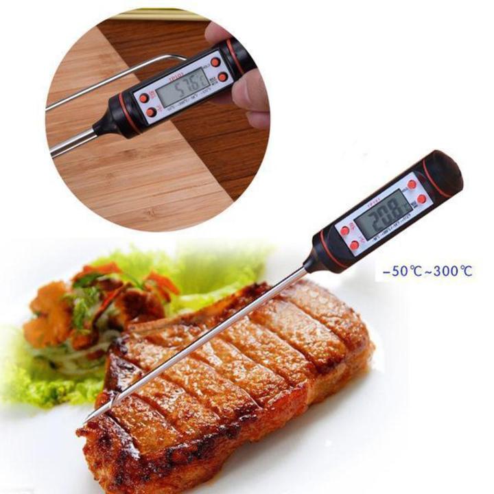 Digital Laboratory Thermometer and Food Tip - Black | Daraz.com.bd