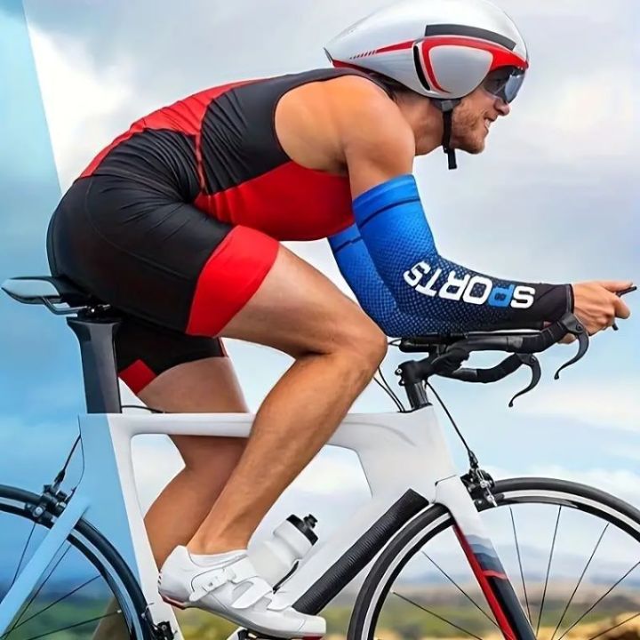 [11TK Deal] Outdoor Sports Sun Protection Sleeves For Cooling Arm ...