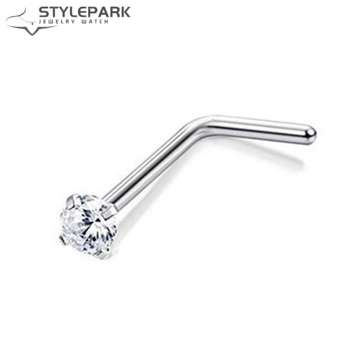 Nose Jewelry Corrosion Resistant Titanium Steel Nose Ring | Daraz.com.bd