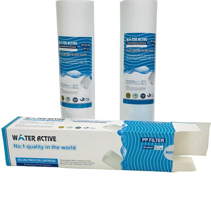 10" Water Active Deluxe Pre-filter Cartridge, Sediment Filter or PP ...