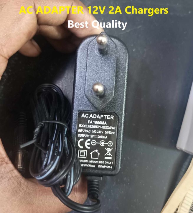 High Quality 2A Charger AC ADAPTER 12V 2000mA AC 220V To 12V 2A Power ...