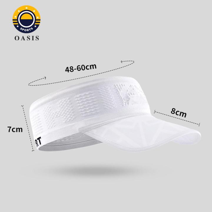 Oasis Sports Empty Top Hat Breathable Uv-proof Baseball Sun Visor Hat ...