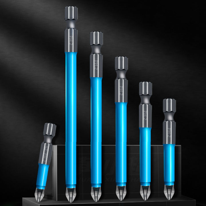 (New) magnetic anti-lip drill bit 7pc PH2 Crown bit et crewdriver drill ...