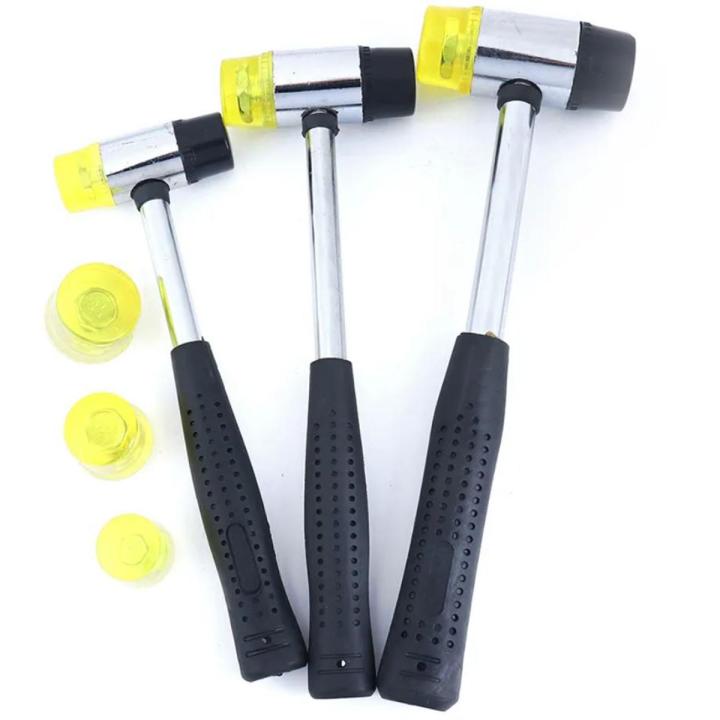 Versatile Plastic & Rubber Mallet Pest - Multiple Hammer Head Sizes ...