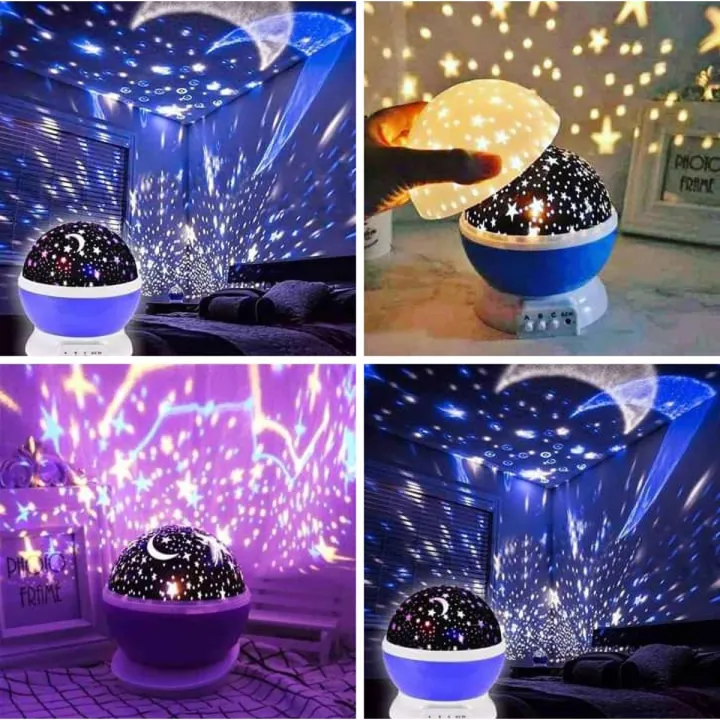 Rotating Starry Sky Light Romantic Colorful Rotating Starry Night ...