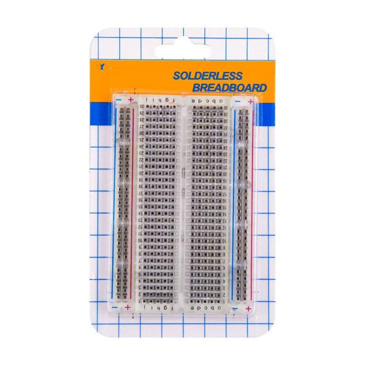 Breadboard Medium Size Solderless Transparent Prototype Test Circuit ...