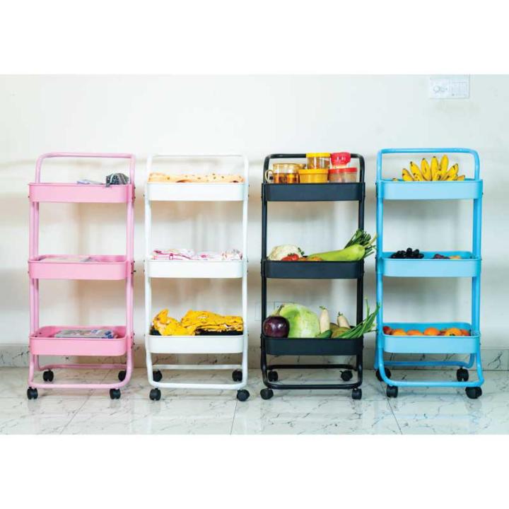 3 Layer Trolley Rack/kitchen rack | Daraz.com.bd