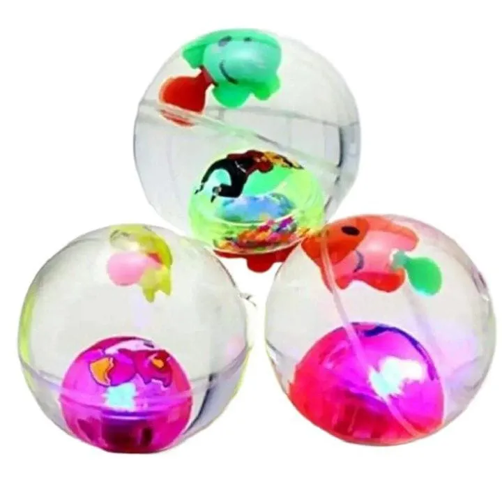 (1 Pice ) Toys Led Light Up Jumping Ball Color Changing Bouncing Ball ...