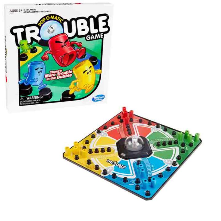 Hasbro Gaming Trouble Board Game | For 2 to 4 Players | Ages 5 and up ...