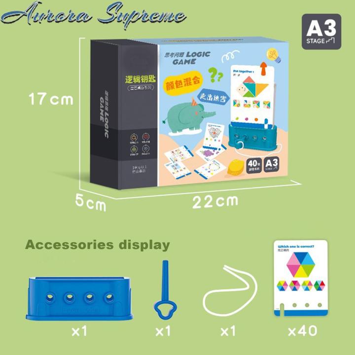 Intelligence Development Toy Interactive Logic Game Toy Set for Kids 80 ...