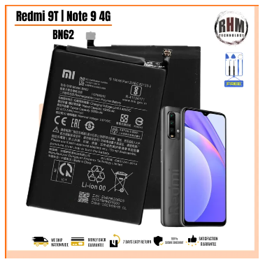 XiaoMi New Battery BN62 For Xiaomi Redmi Note9 4G POCO M3 RedMi 9T ...