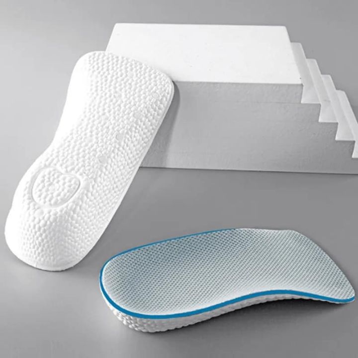 New Height Increase Insoles Half Shoe Pads Men Women Breathable Memory Foam Heel Lifting Inserts ...