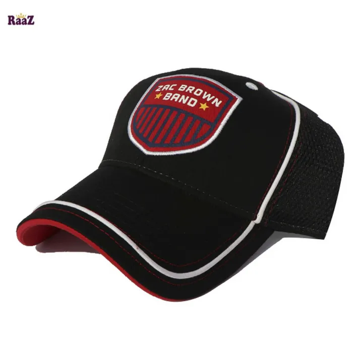 Zac Brown Band White Edge Mesh Air Curved Cap | Daraz.com.bd