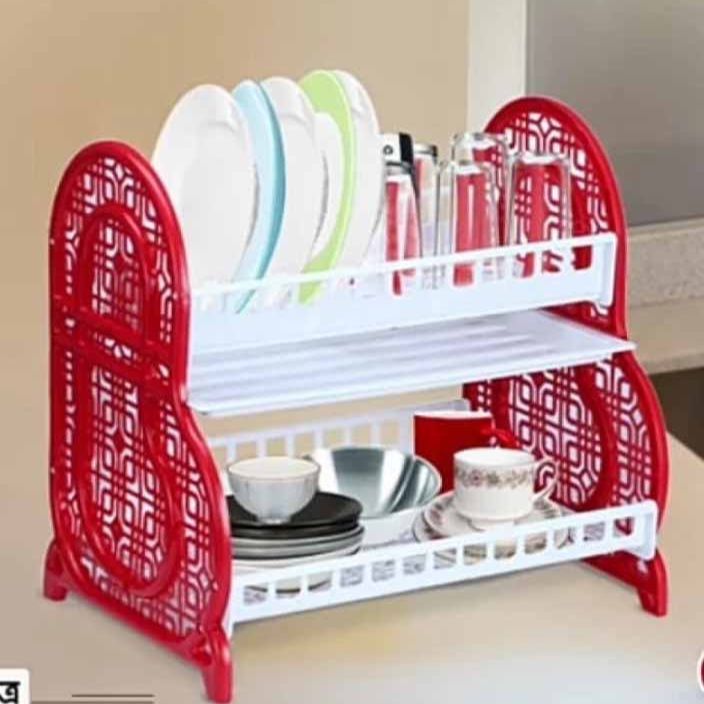 Smart Kitchen Rack Mini- SIZE new model red colour tow part | Daraz.com.bd