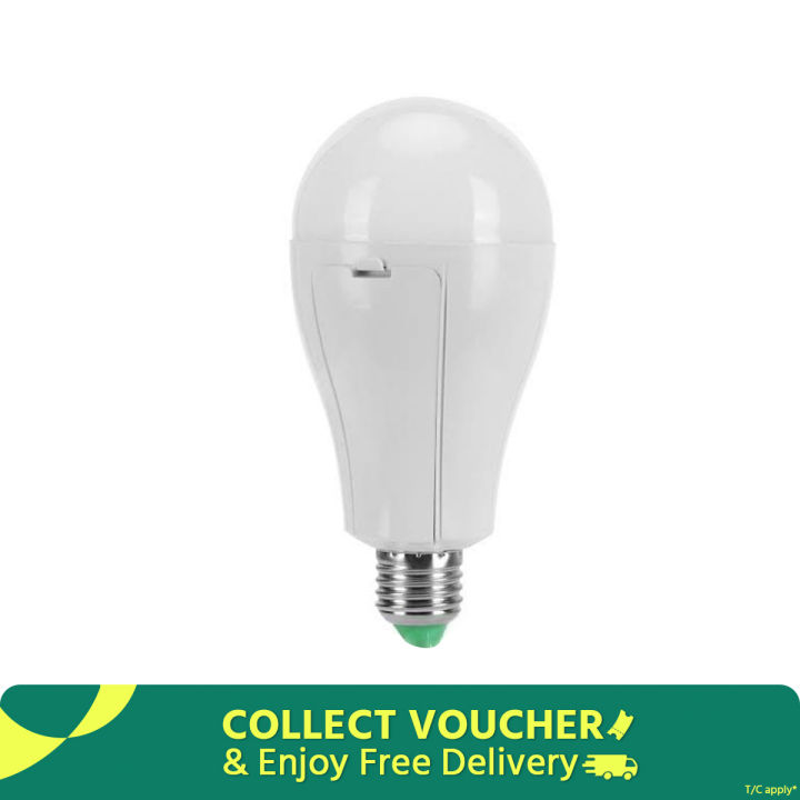 15 watt double battery AC DC LED light | Daraz.com.bd